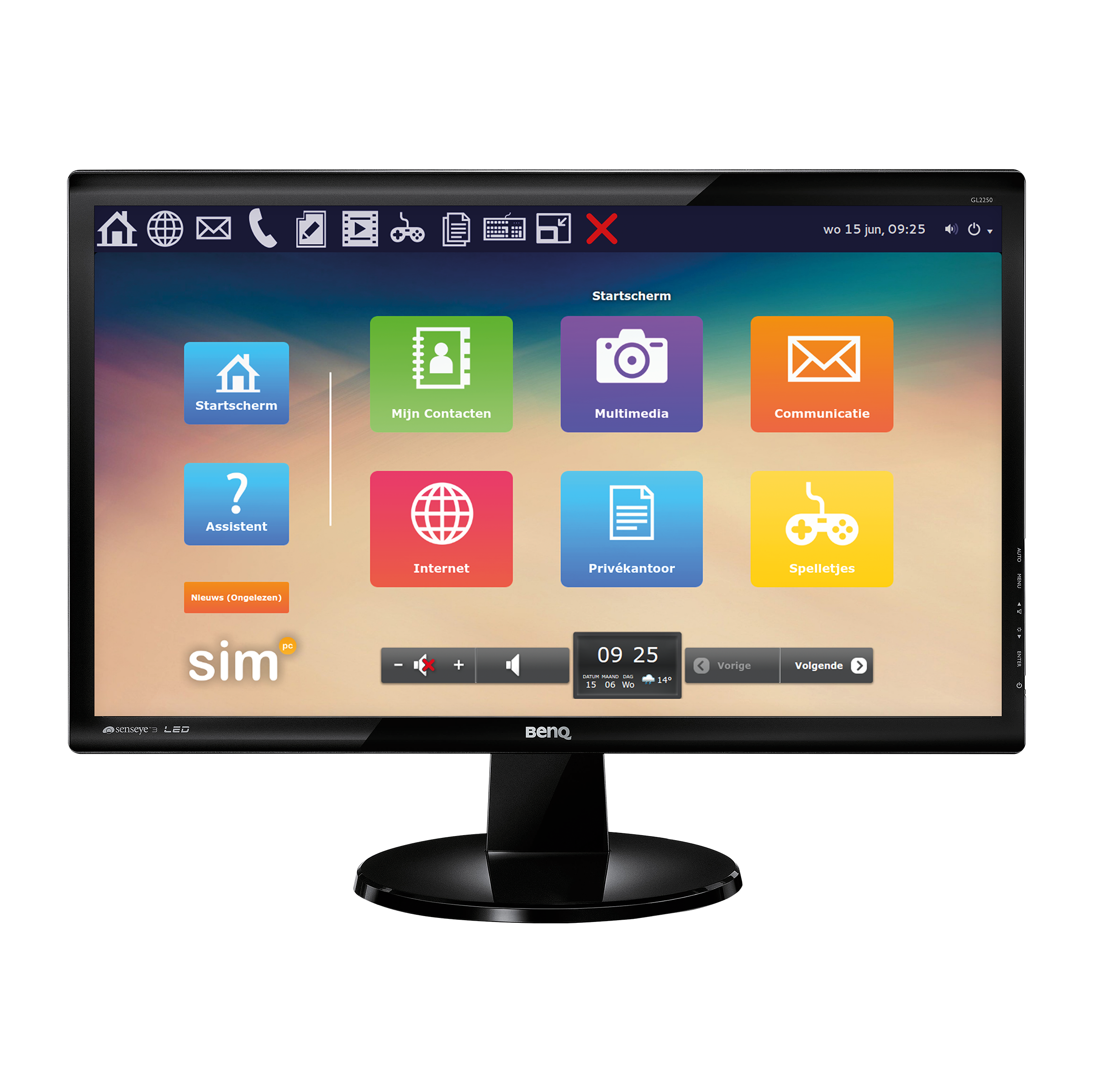 SimPC • Eenvoudige en toegankelijke computer voor senioren