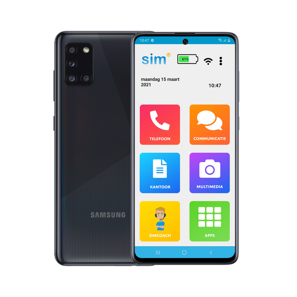 SimPhone & SimTab Sim | Eenvoudige smartphones en tablets voor senioren.