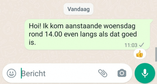 Nieuw op Whatsapp: emoji’s reageren op berichten | Sim